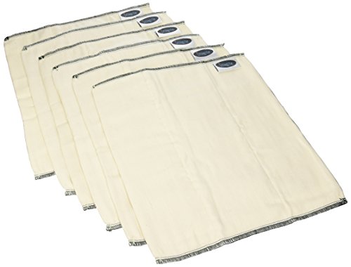 Imagine Baby Products Smart Fit Prefold Diapers, White, Large, 6 Count