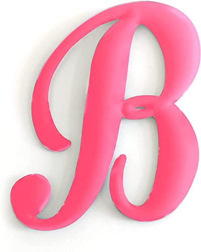 JinJing Accessories for Bogg Bag Handbag Beach Tote Personalized 3D Printed Decorative A-Z Alphabet Letters B Pink