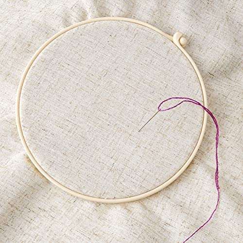 Caydo 60 by 27.5 Inch Linen Fabric, Large Size Linen Fabric Cloth for Needlework, Dressmaking, Bag, Embroidery, Tablecloths and Garments Craft