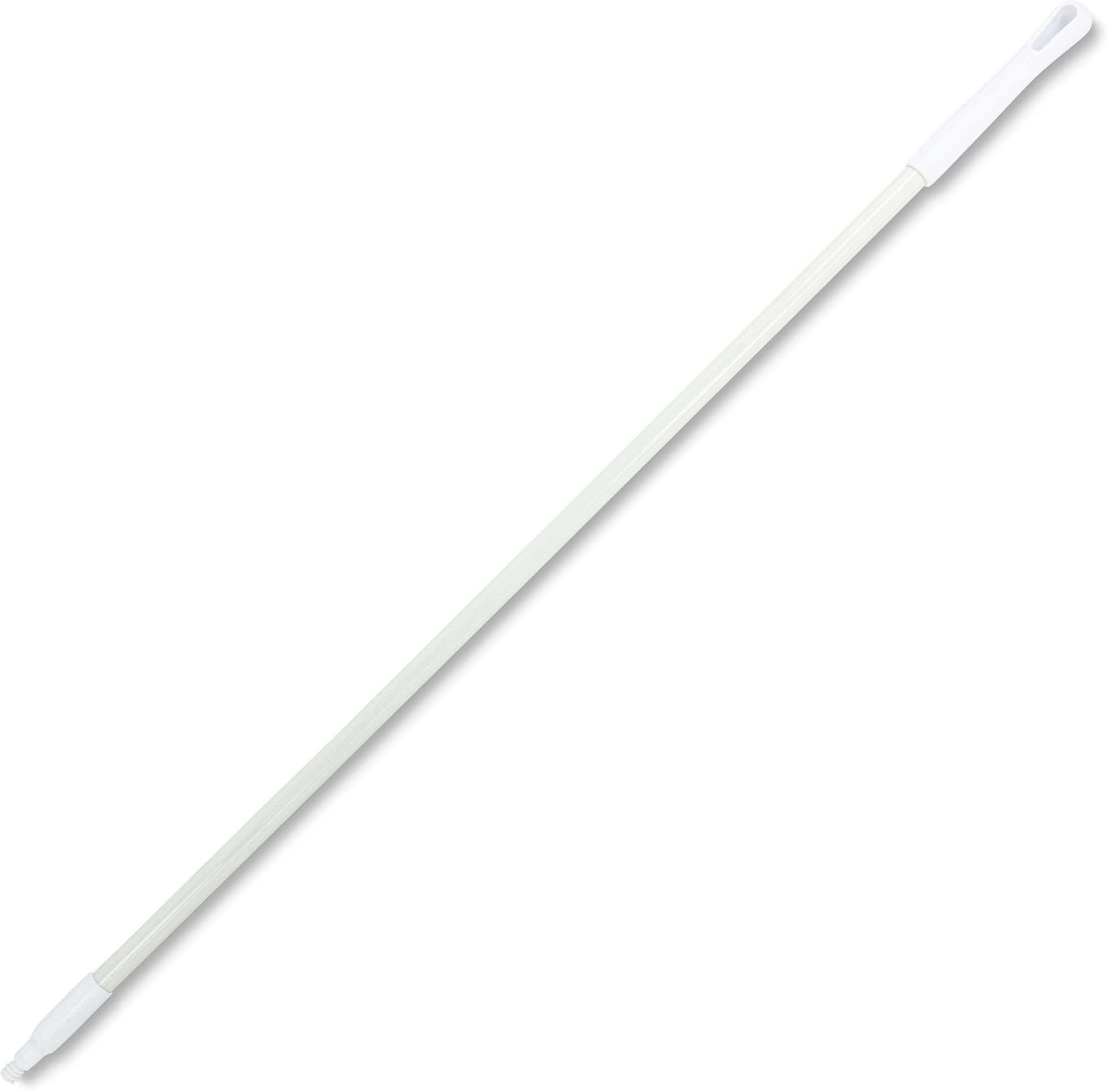 SPARTA 41226EC02 Fiberglass Broom Handle, Mop Handle, Replacement Handle With Acme Threaded Tip For Commercial Cleaning, 72 Inches, White