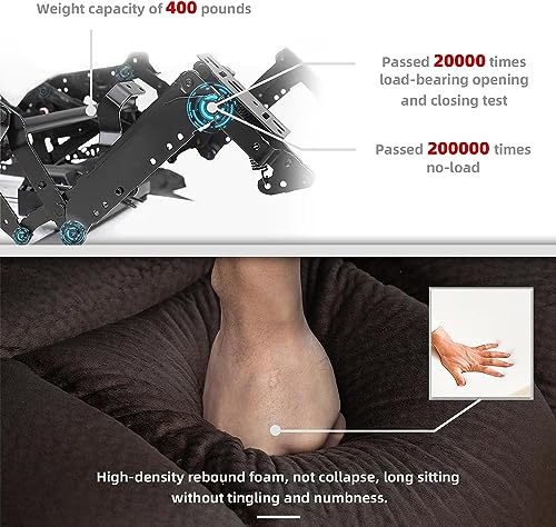 Cobplns Recliner Chair/Recliner Chairs for Adults, Lift Chairs Recliners for Elderly with Massage Lumbar Heating, Suitable for People Under 6 Feet Tall and Weighing up to 400lbs