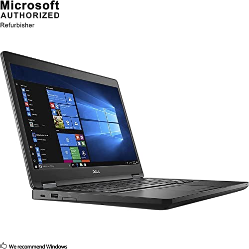 Dell Latitude 5490 Notebook 14 FHD (1920 x 1080) Business Laptop, Intel Core i5-8350 1.7GHz to 3.4GHz, 16GB RAM 512GB SSD, Backlit Keyboard, Bluetooth, Wi-Fi, CAM, Windows 10 Pro (Renewed)