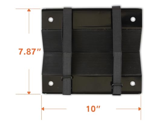 MaxxHaul 50906 Snowmobile Moving Dolly Set, 1500lbs Load Capacity V-Slide Anti-Slip Rubber Pads Straps Firmly Attaching on Skis