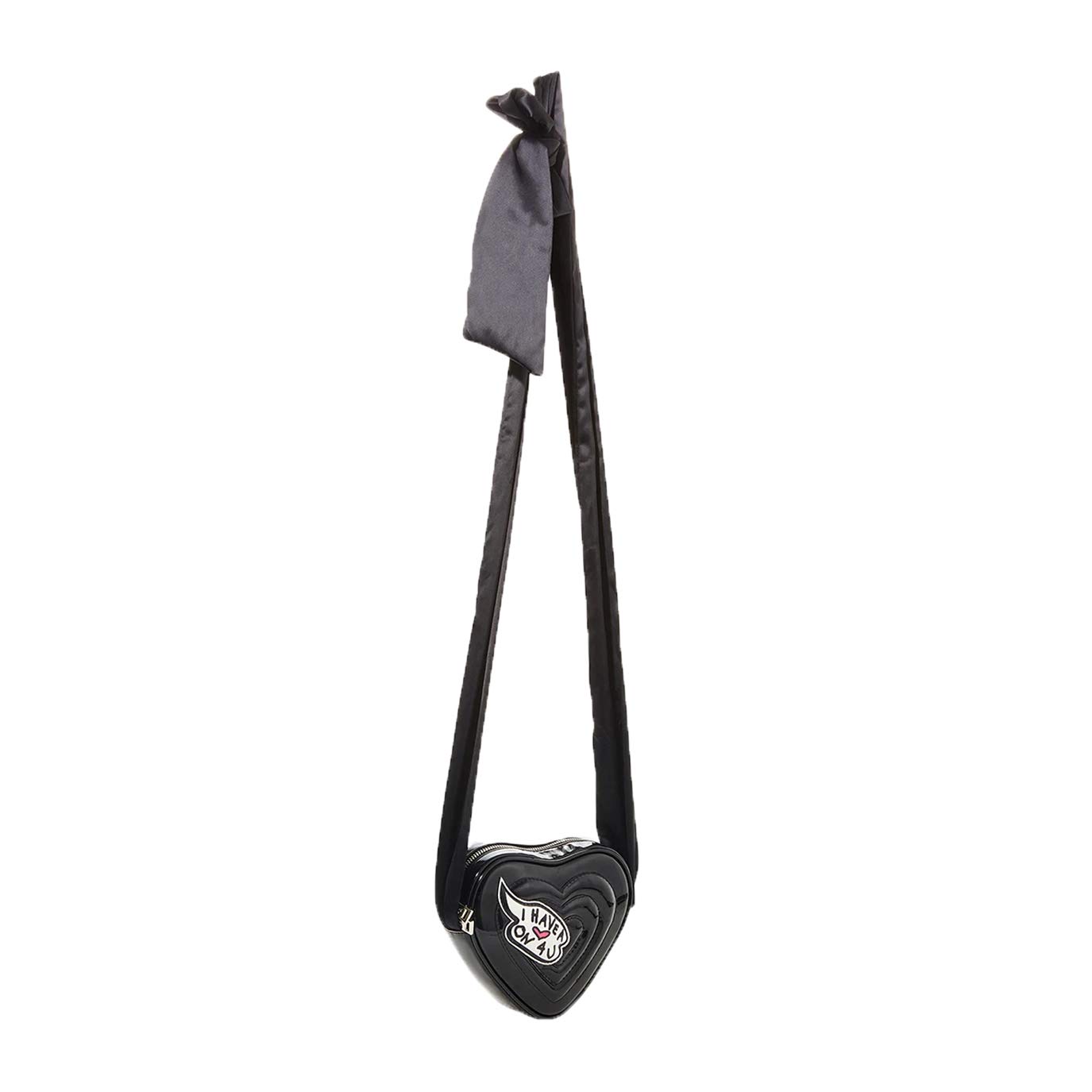 Betsey Johnson Heart 4 You Crossbody, Black