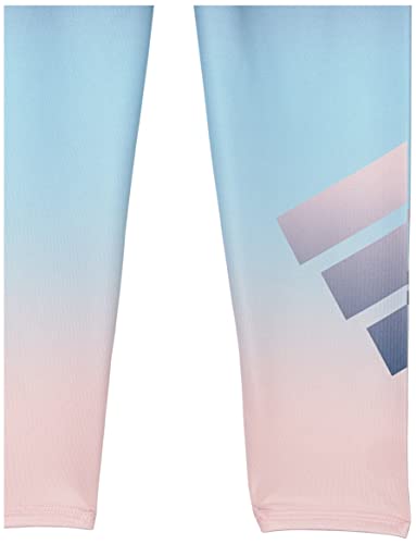 adidas Girls' Aeroready Moisture Wicking 7/8 Tights, Crew Blue, 4T