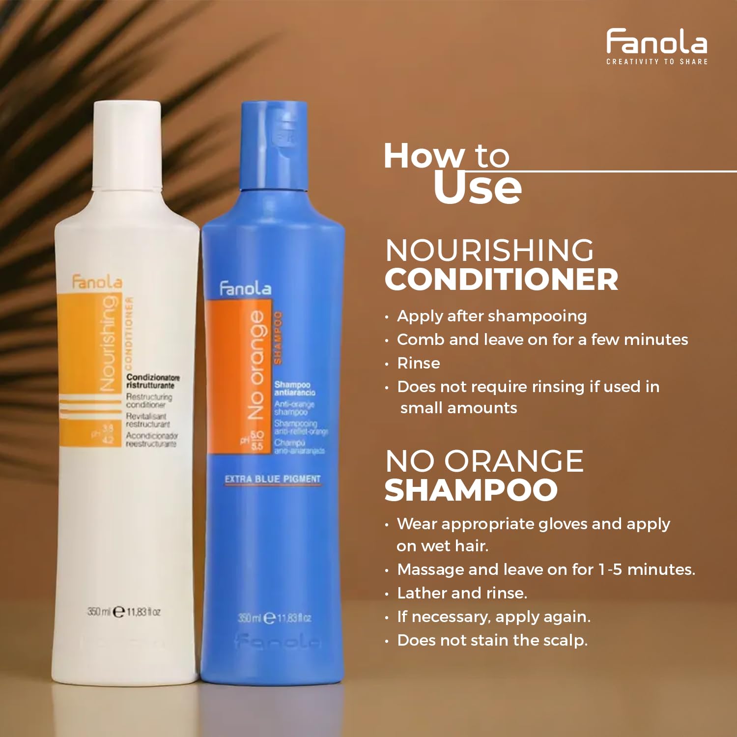 Fanola No Orange and Conditioner Package (350 ml)