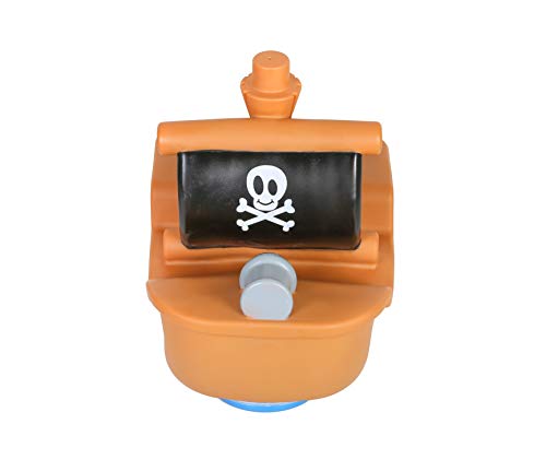 AquaAce Pirate Ship Floating Pool Chlorine Dispenser, Floater for 3 inch Chlorine Tablets