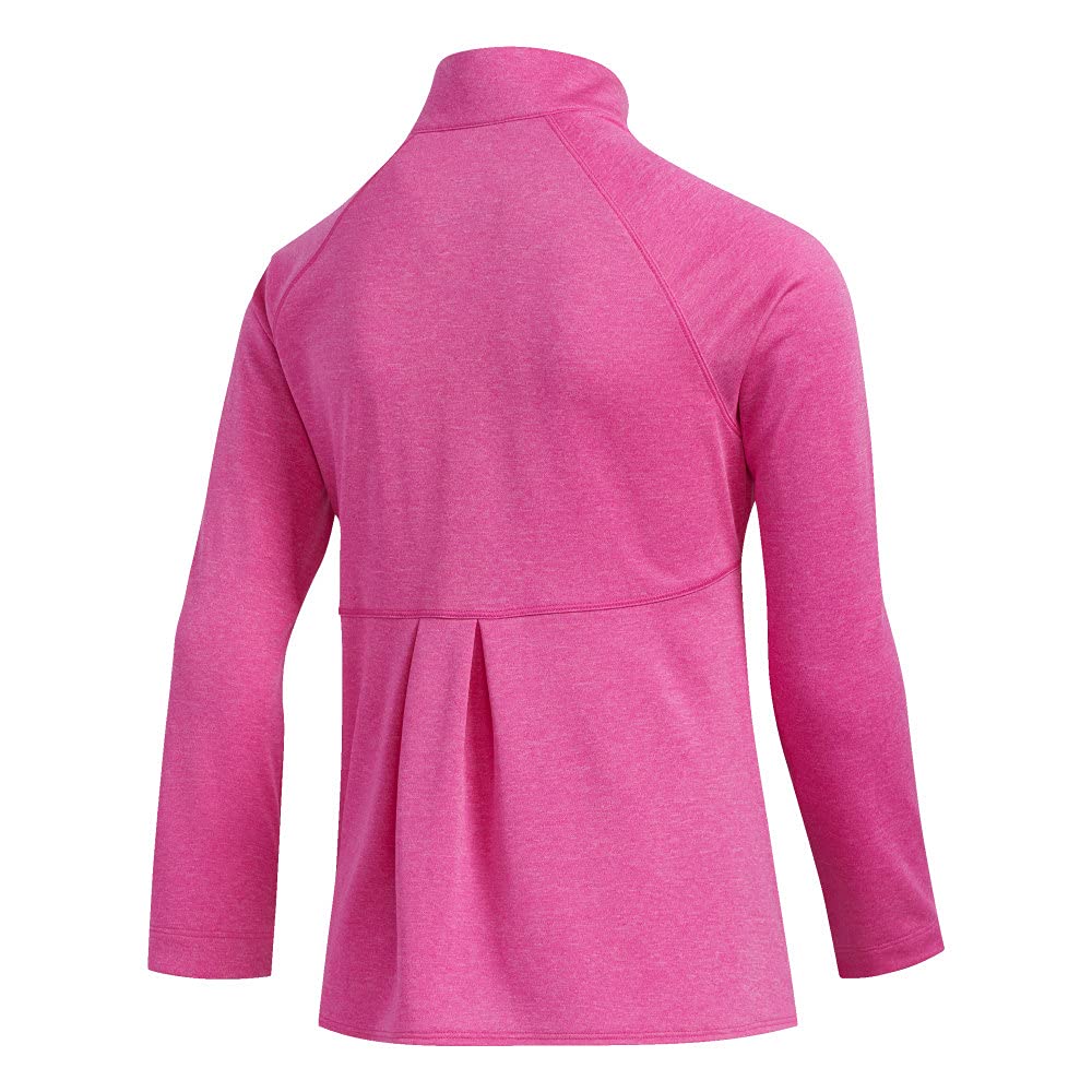 adidas Golf Heathered Knit Jacket, Shock Pink Melange, Large