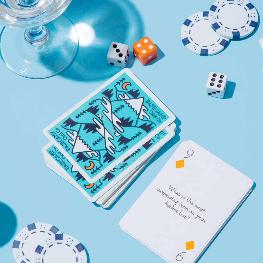 Basecamp Cards: Second Edition Conversation Starters - 52+2 Unique Questions for Family Fun Activity