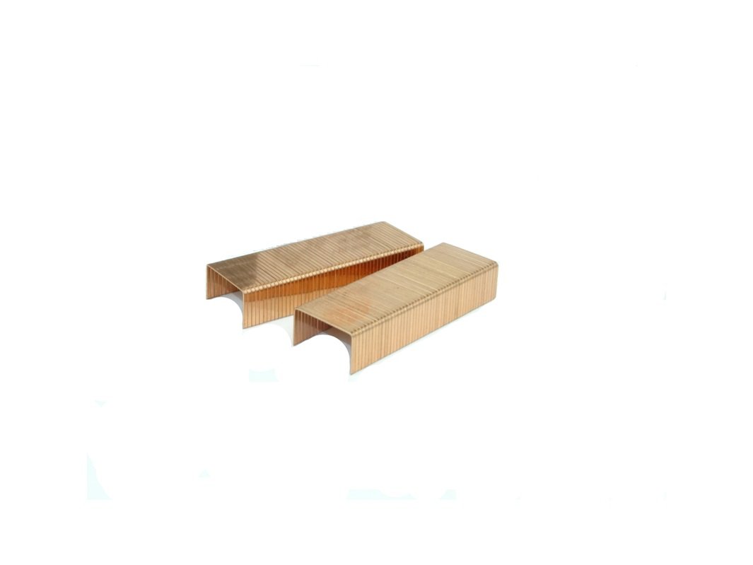 SPOTNAILS Carton Closing Stick Staples 1-1/4" Crown X 5/8" length Copper coated (2,000 per box)