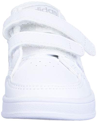 adidas Kids Breaknet Tennis Shoe, White/White/White, 8 US Unisex Toddler