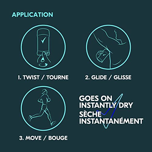 Degree Men Original Aluminum Free Deodorant for Men, 48-Hour Odor Protection, Arctic Edge 3 Ounce (Pack of 6)