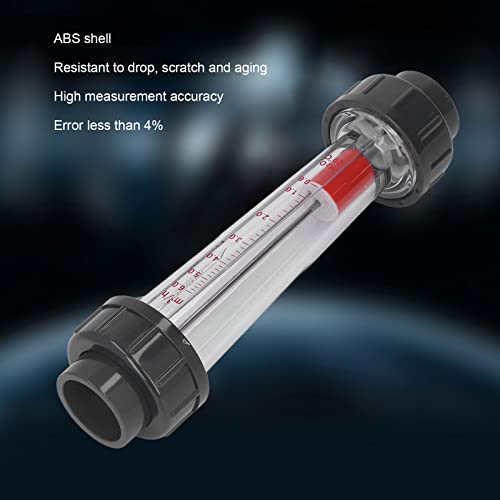 Alvinlite 600-6000L/H Liquid Flow Meter Rotameter ABS Plastic Tube Water Liquid Flow Meter LZS-32D Rate Gauge High Accuracy