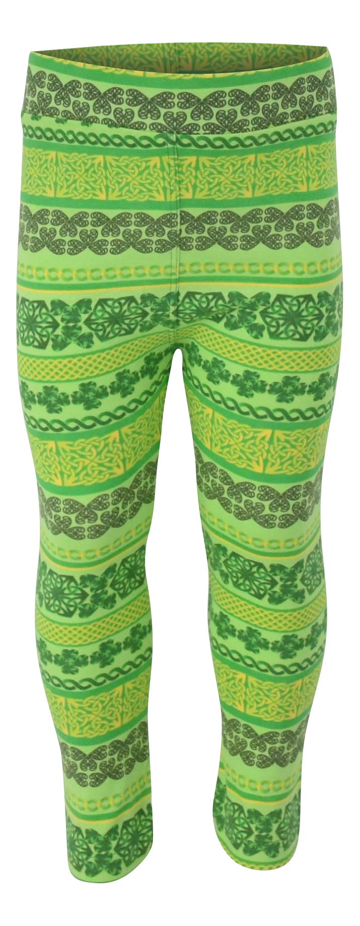 Unique Baby Girls Lucky Clover Embroidery 2 Piece St Patricks Day Outfit (4t)