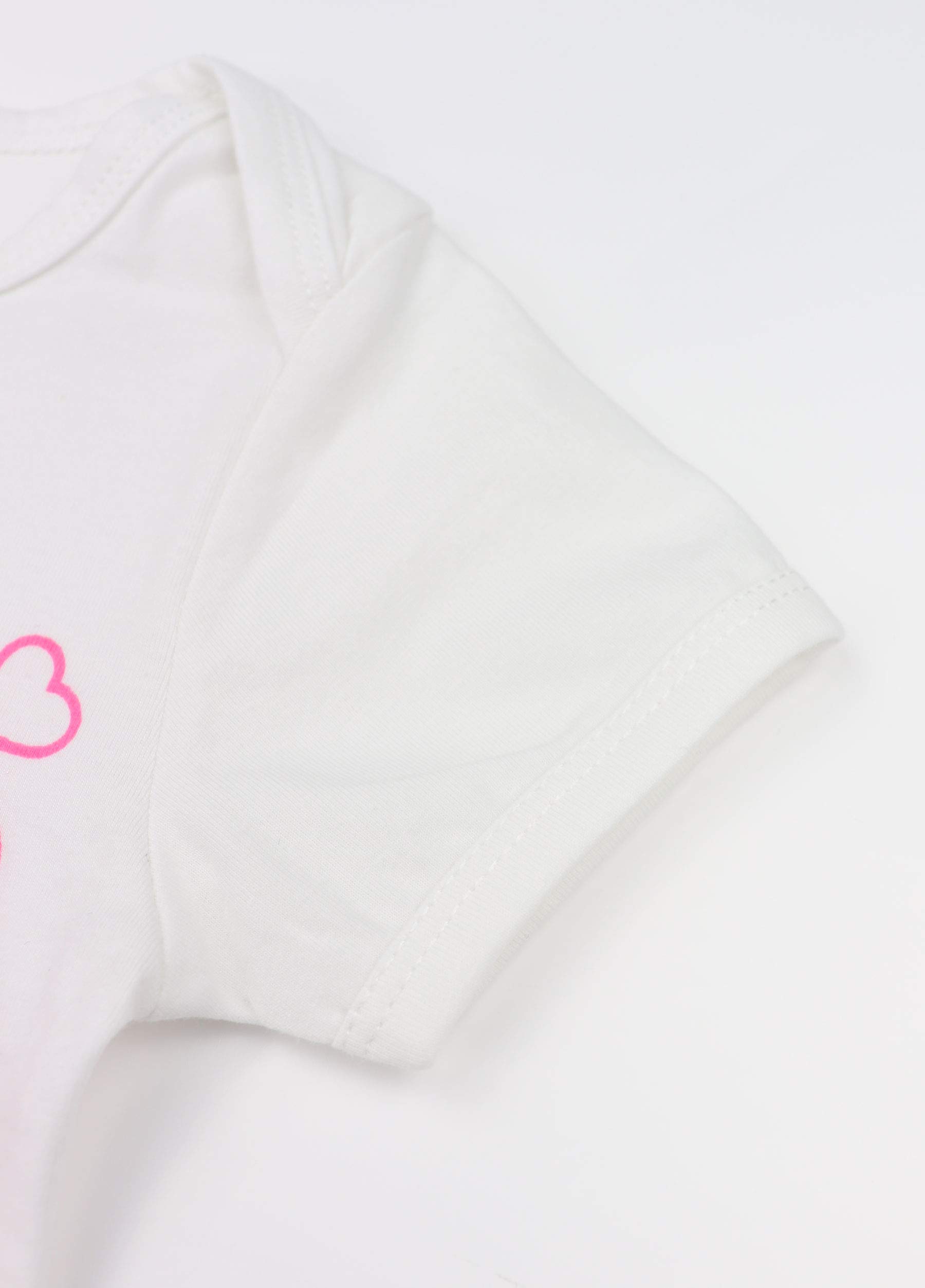 KANGKANG My First Valentine Day Newborn Girl Clothes Romper + Tutu Skirt Infant Summer Outfits 3PC Set 6-9 Months