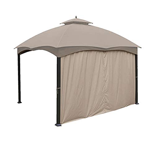 CoastShade Gazebo Replacement Curtain for 8x8 or 10x10 or 10x12 Summer Outdoor Gazebo,6.7FT Height,Only 1 Panel Sidewall,Autumn Gazebo Sidewall,Beige