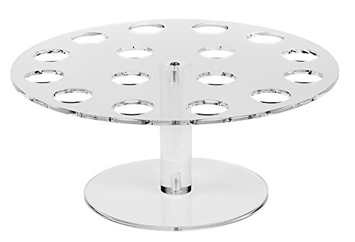 Jusalpha Clear Acrylic Ice Cream Cone/Sushi Hand Roll Stand Holder