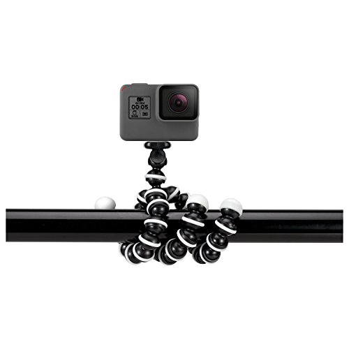 GPX 7 Inch Micro Smartphone Tripod, Includes Smartphone Adapter and Mounting Adapter, Max Height 6.1 Inches (TPD78B), Black