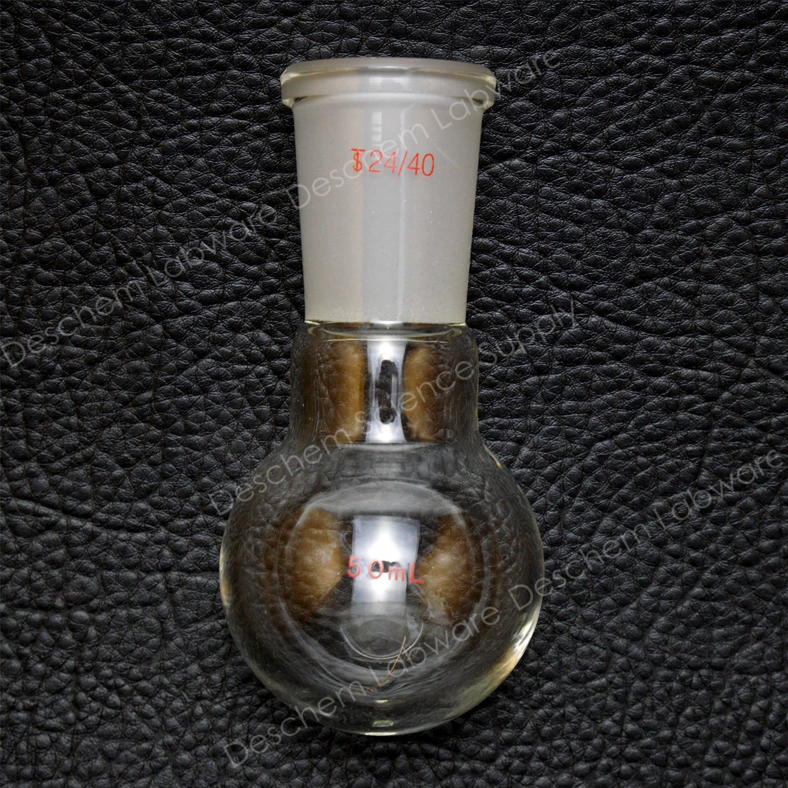 Deschem 50ml,24/40,1-Neck,Round Bottom Glass Flask,Single Neck,Laboratory Boiling Bottle