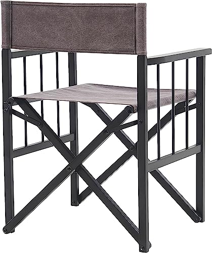 GQHNLUP Folding Beach Chair, Outdoor Camping Chair Modern Comfortable Leisure Folding Chair(Dark Grey)