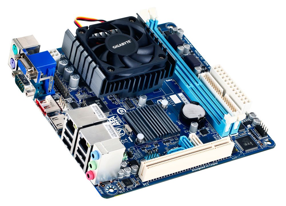 Gigabyte GA-C1037UN Combo NM70 CELERON C1037 MAX-16GB DDR3 MITX PCIE VID