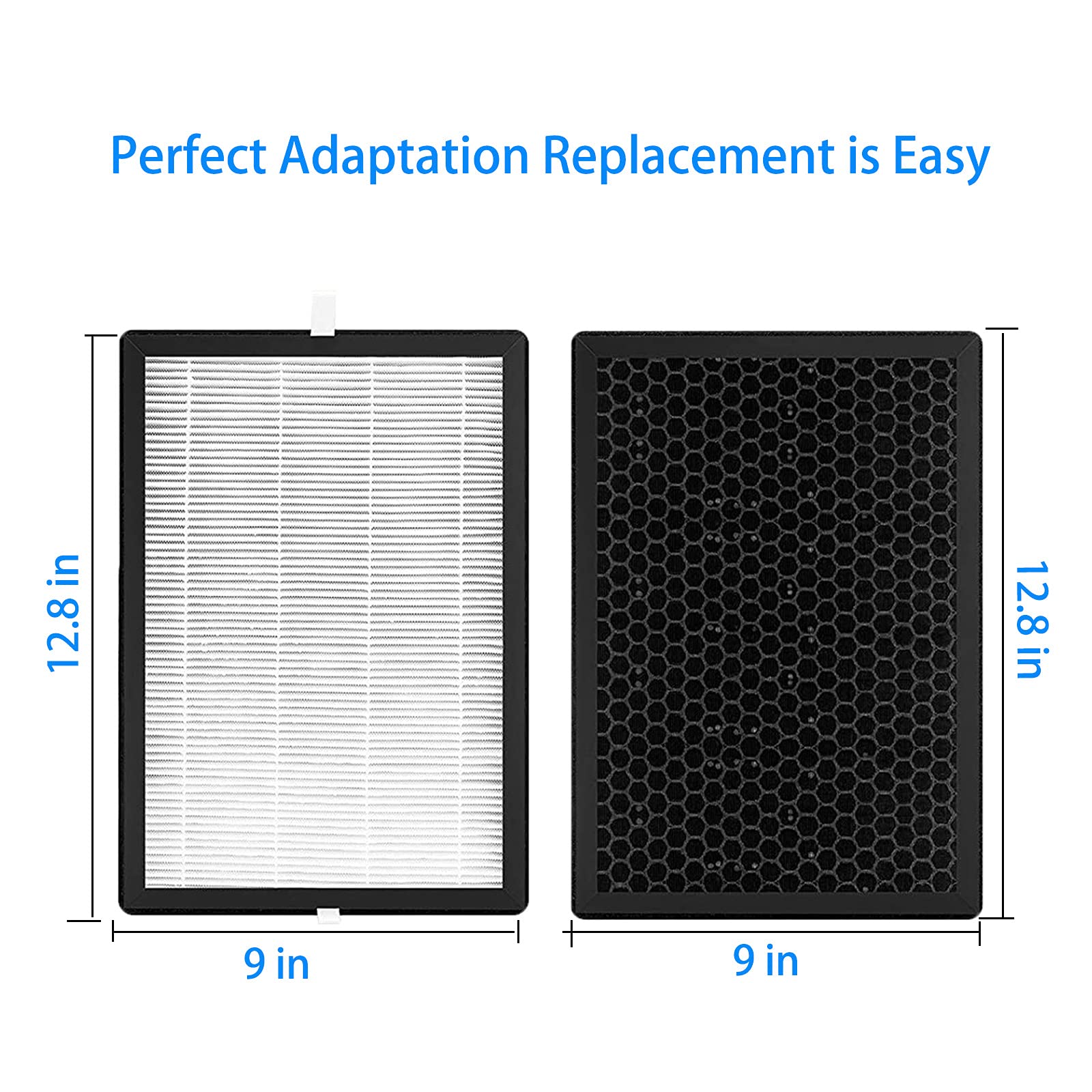 Bibolic Replacement Filter Compatible with GL-FS32 Series Air Purifier, 2 Pack True HEPA Replace Filters