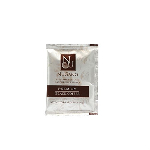 5 Boxes Nugano Ganoderma Black Coffee 30 sachets/box with 100% certified Ganorderma Reshi Extract (5 Boxes)