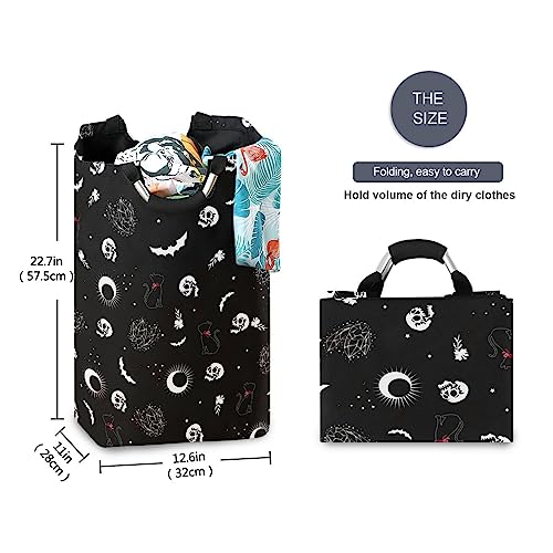 Laundry Basket Collapsible Laundry Hamper Folding Washing Bin Organizer Baskets with Handle for Dirty Cloth Toy