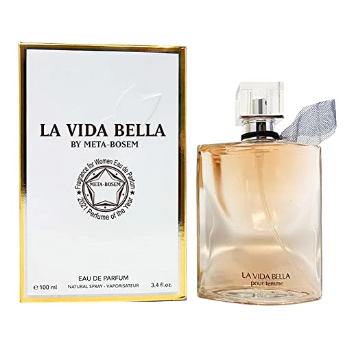META-BOSEM Mon AMour Bella Passione, Eau de Parfum Spray for Women, Seductive Scent, Daytime and Casual Use, for all Skin Types, a Classic Bottle, 100 Ml / 3.4 Fluid Ounce