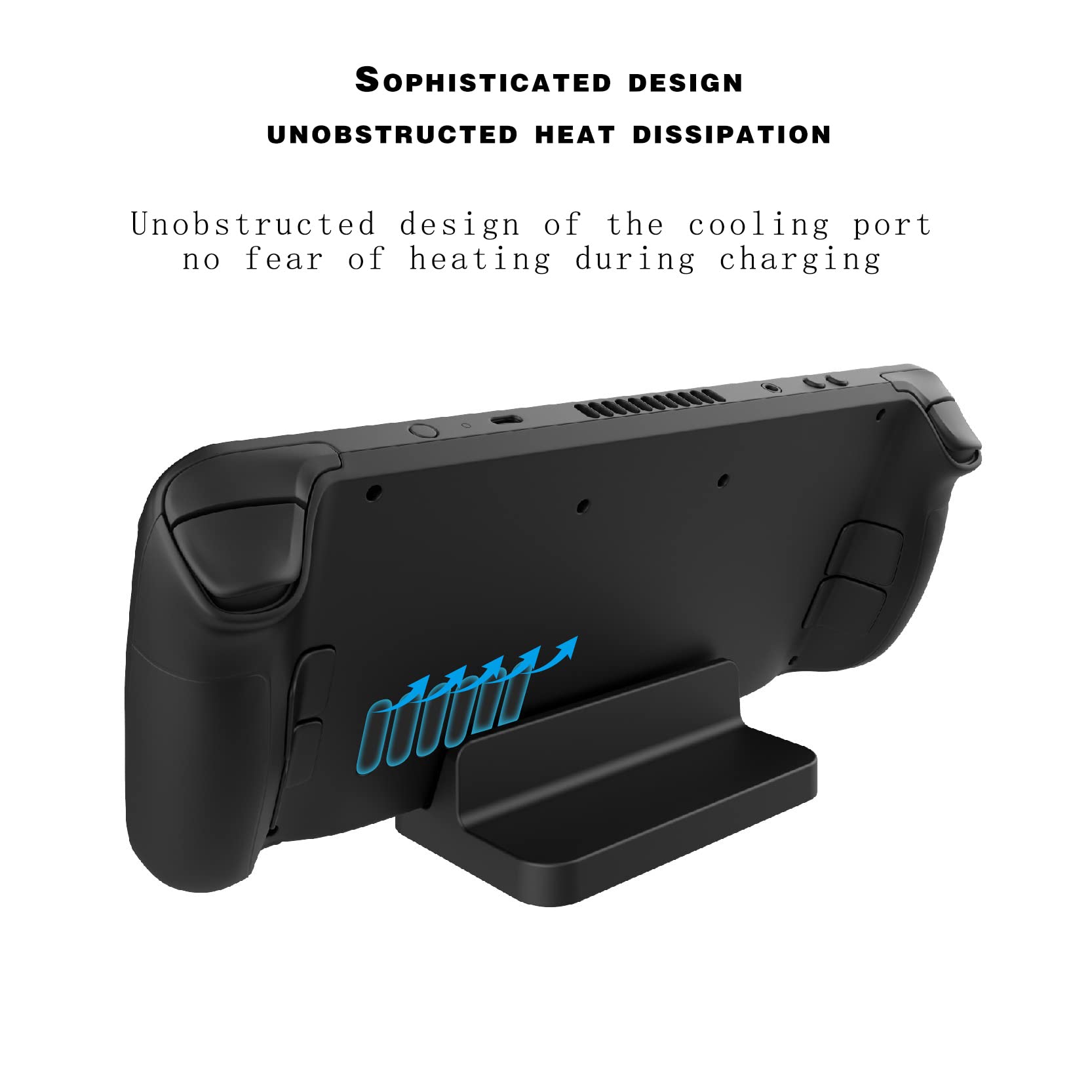 5 In 1 Game Console Case For Steam Deck, Hard EVA Carrying Case Rubber Sleeve + Tempered Film + Host Bracket + Charging Cable + Storage Bag, Nylon Travel Gear Storage