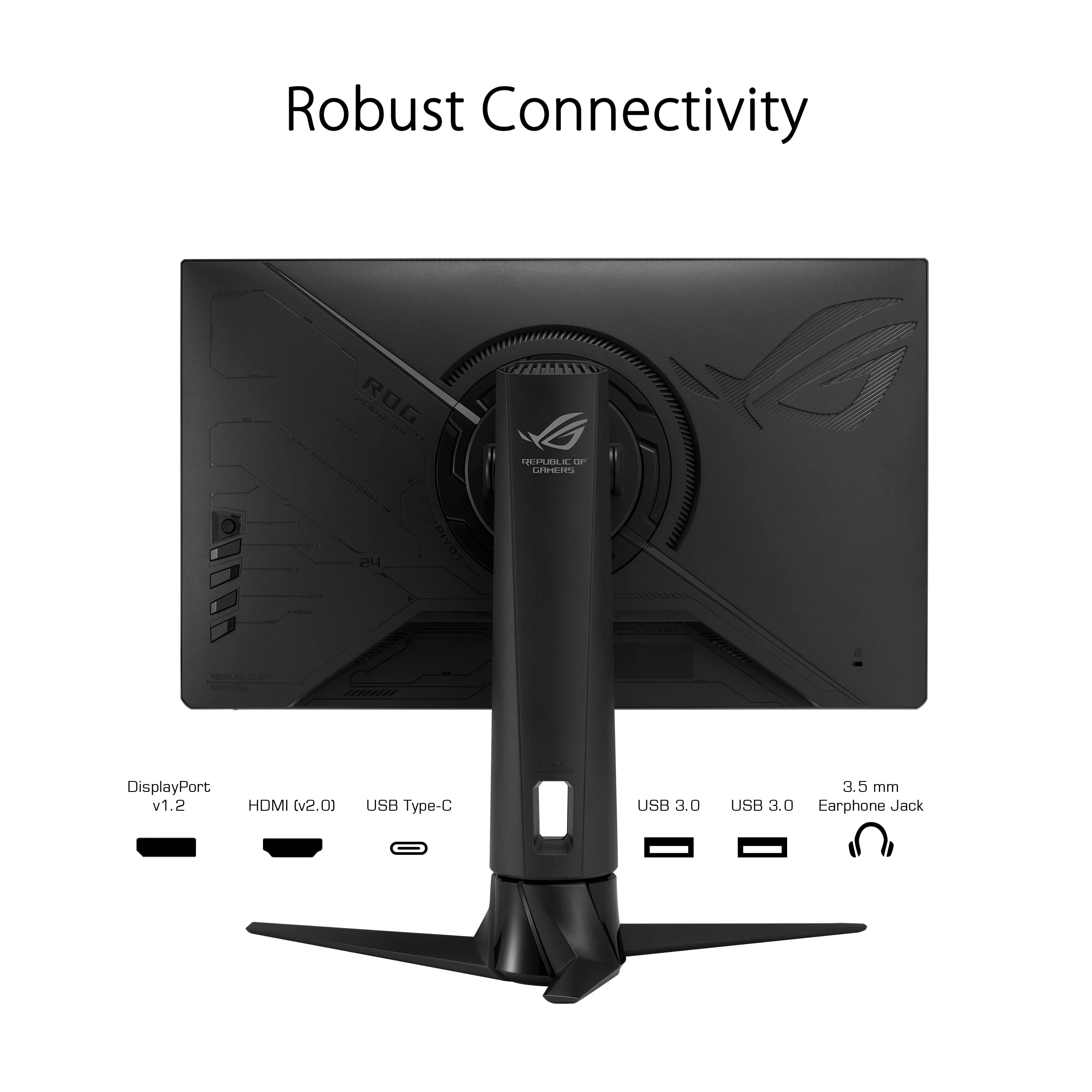 ASUS ROG Strix 23.8” 1080P HDR Gaming Monitor (XG249CM)(Renewed)