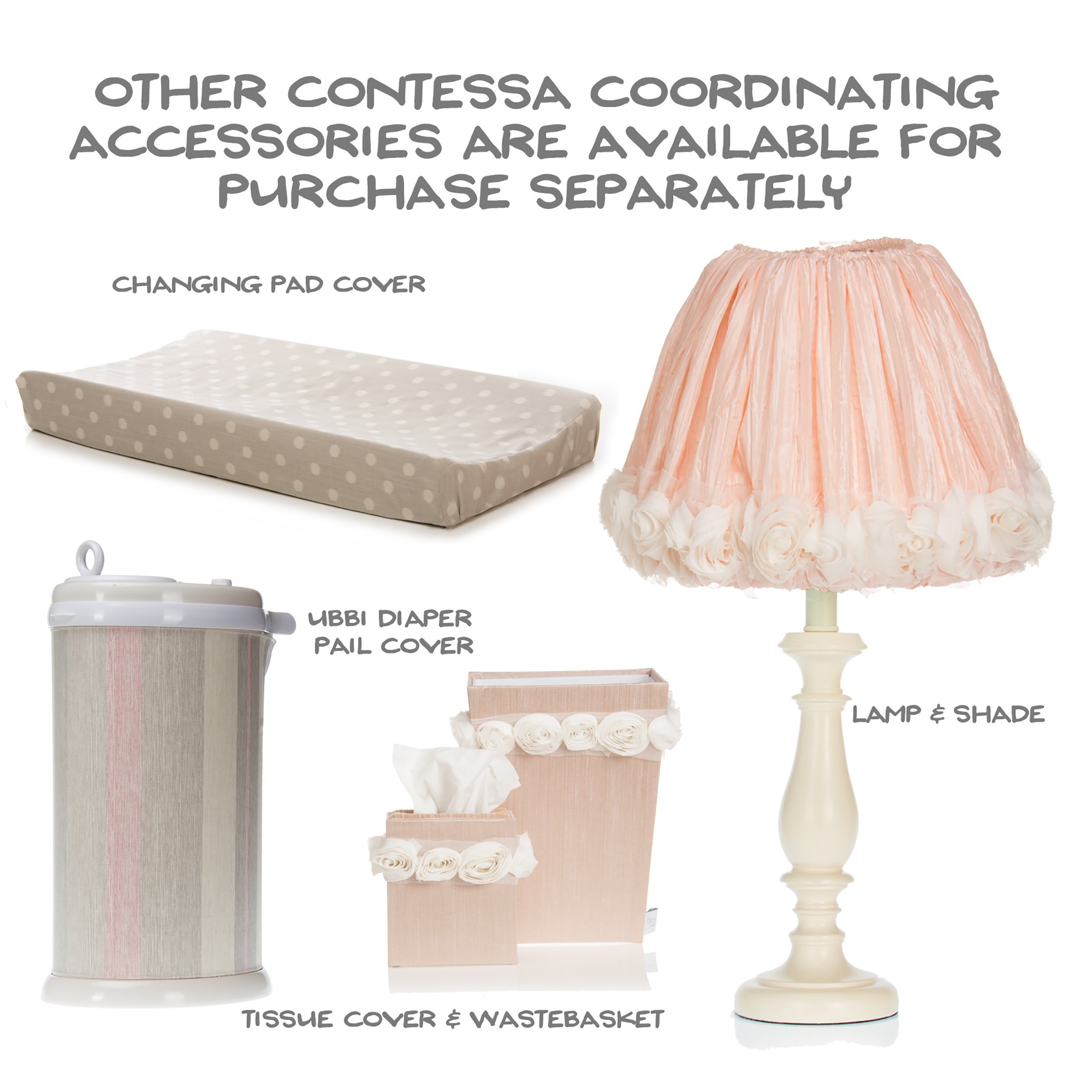 Glenna Jean Contessa Mini Crib Sheet, Pink, Mini