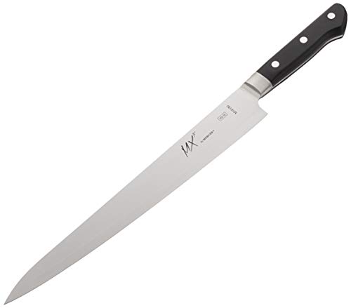 Mercer Culinary Mx3 Premium San Mai VG-10 Steel Core Blade Sujihiki Knife, 270mm10.6 Inch