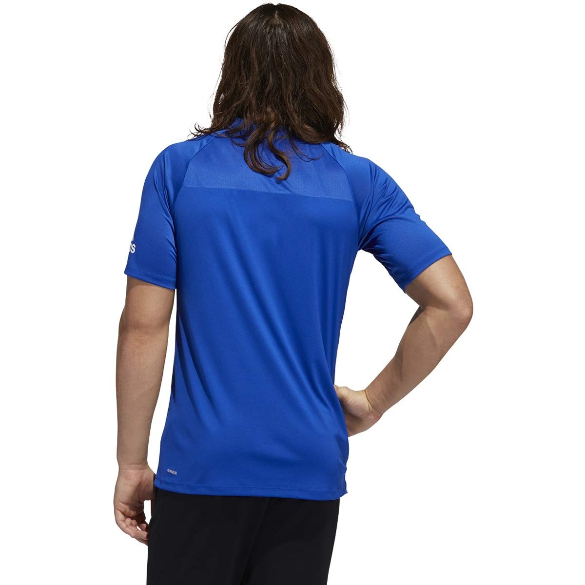 adidas mens Primeblue Tee Team Royal Blue Small