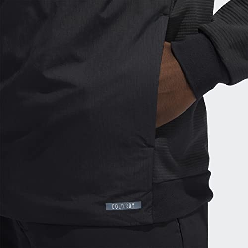 adidas Men's Cold.RDY Quarter Zip Pullover, Black, Small