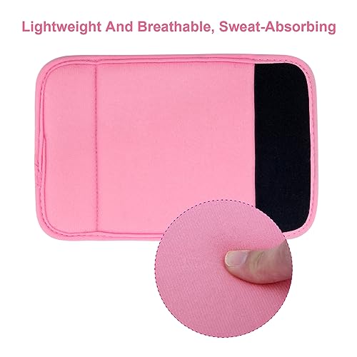 Coldairsoap Pink Walker Hand Grips Cover, 2 Pcs Walker Cushion Hand Grips for Rolling Wheelchair, Elderly Grippers, Rollator Handle