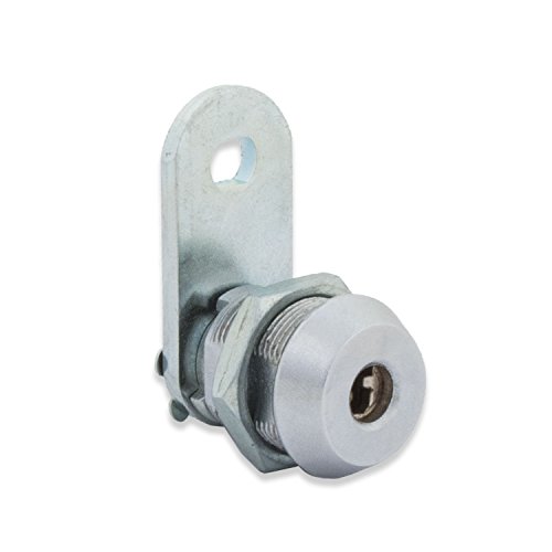 FJM Security 8418B-KD European High Security Cam Lock with 5/8β Cylinder and Chrome Finish, Keyed Different