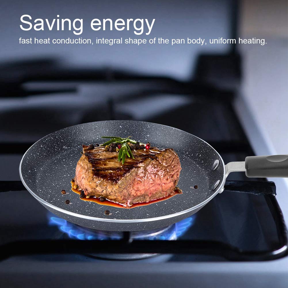 Pilipane Non-Stick Frying Pan with Handle, 6-Inch, Aluminum and Stainless Steel