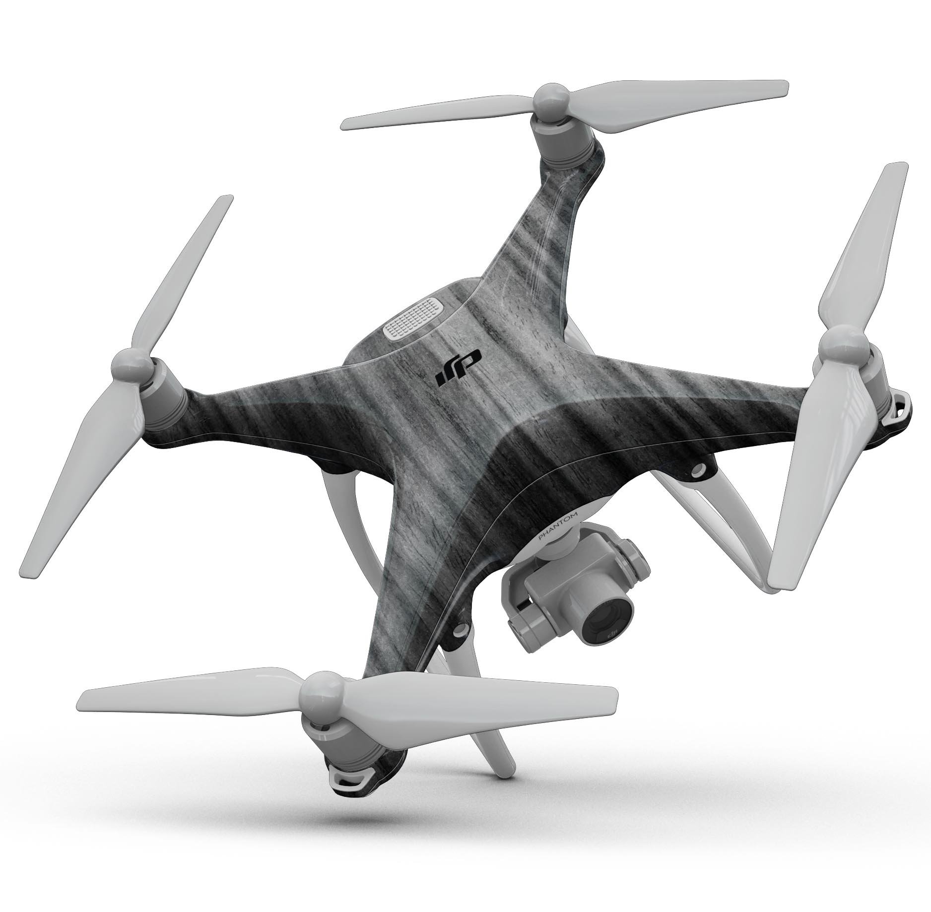 Design Skinz Design Skinz Dark Ebony Woodgrain Full-Body Wrap Decal Skin-Kit Compatible with The Drone DJI Phantom 3/Phantom 3 Pro