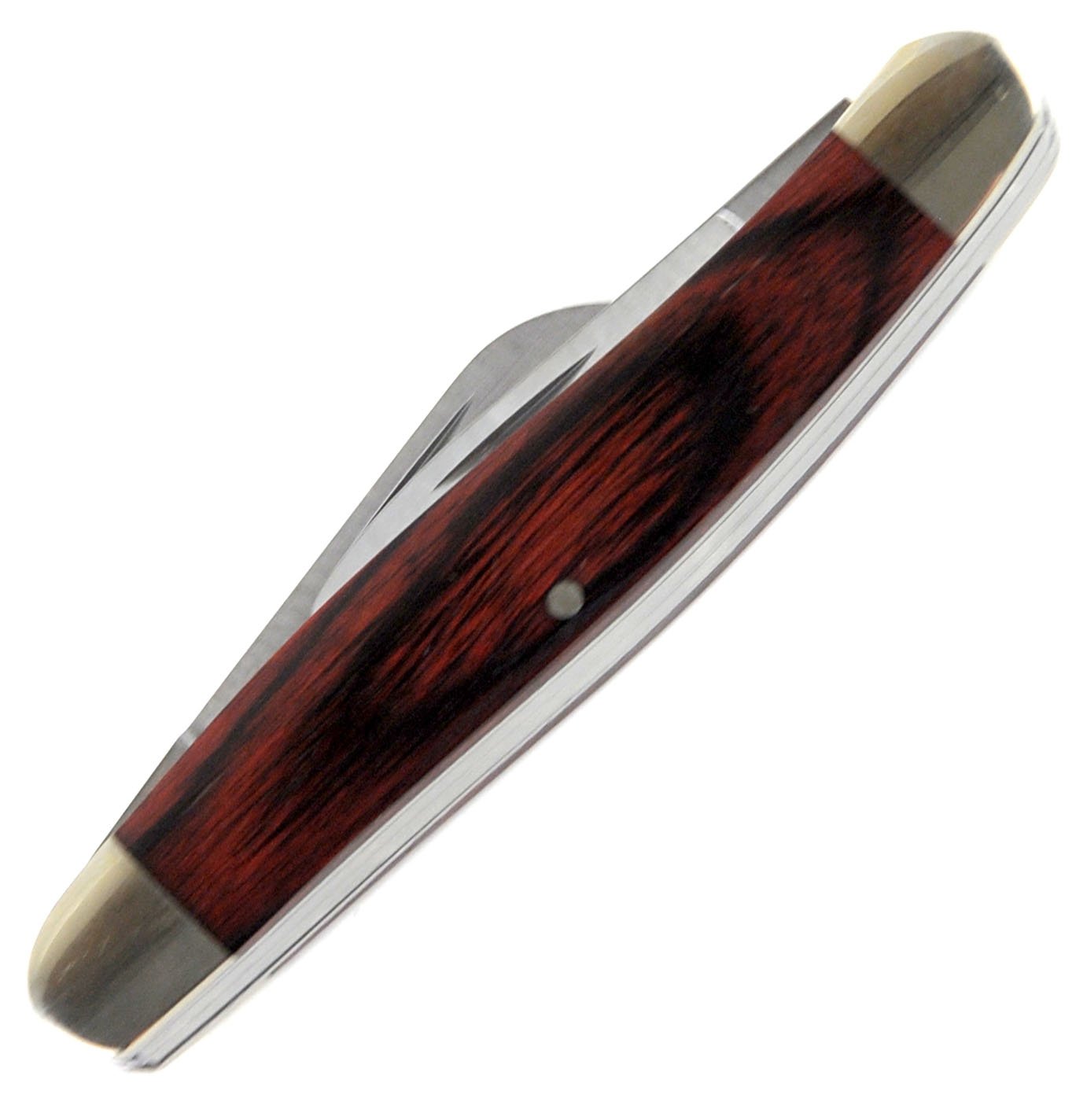 Bear & Son 247R Rosewood Three-Blade Large Stockman Slip Joint Knife, 3 7/8-Inch