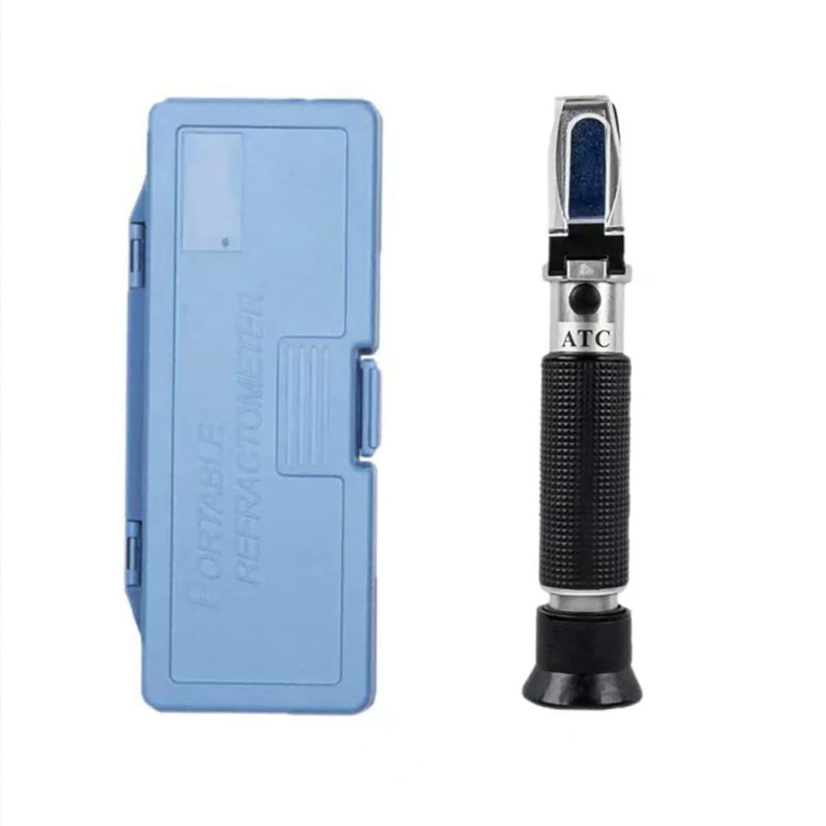 Holyavision Handheld Refractometer Portable Refractor Test Fruit Brix Meter Sweetness Test Brix Meter, 0-50%