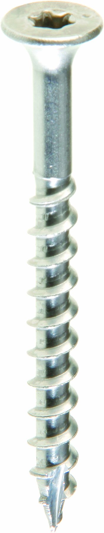 Grip Rite Prime Guard MAXS62713 T-25 Star Type 17 Point Stainless Steel Deck Screw, 10X3-Inch, 1-lb, Pack of 68