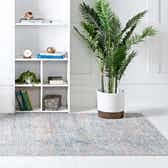 Rugs.com Leipzig Collection Area Rug β 8' x 10' Multi Low-Pile Rug Perfect for Living Rooms, Large Dining Rooms, Open Floorplans