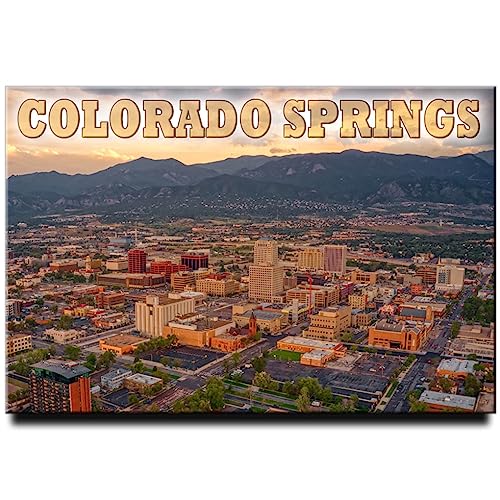 Colorado Springs Fridge Magnet Colorado State Refrigerator Door Photo Magnet Travel Souvenir