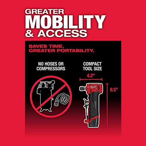 Milwaukee M12 FUEL 12V Lithium-Ion Brushless Cordless 1/4 in. Right Angle Die Grinder (Tool-Only) + Accessory