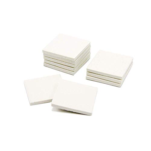 hand2mind White Streak Plates, Geology Tools, Streak Plates for Minerals, Mineral Test Kit, Rock Test, Hardness Test Kit, Science School Lab Supplies & Consumables, Scratch Plates (Pack of 10)