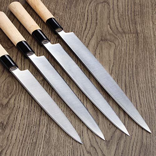 MSY BIGSUNNY Sashimi Sushi Knife 12 Inch Long Blade, Knife Slicer Razor Sharp for Fish Filleting