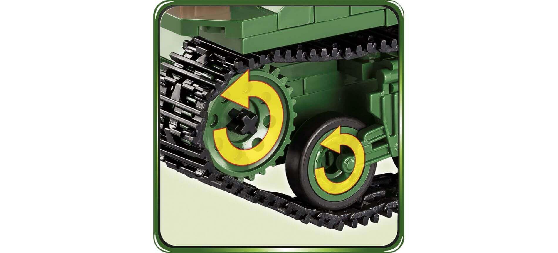 COBI 720 Pcs Historical Collection WWII /2550/ Sherman M4A3E2