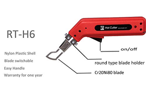 Handheld Electric Hot Knife Cutter and Heat Sealer Rope Healing Professional Hot Cutting Knife Fabric Cloth Cutter