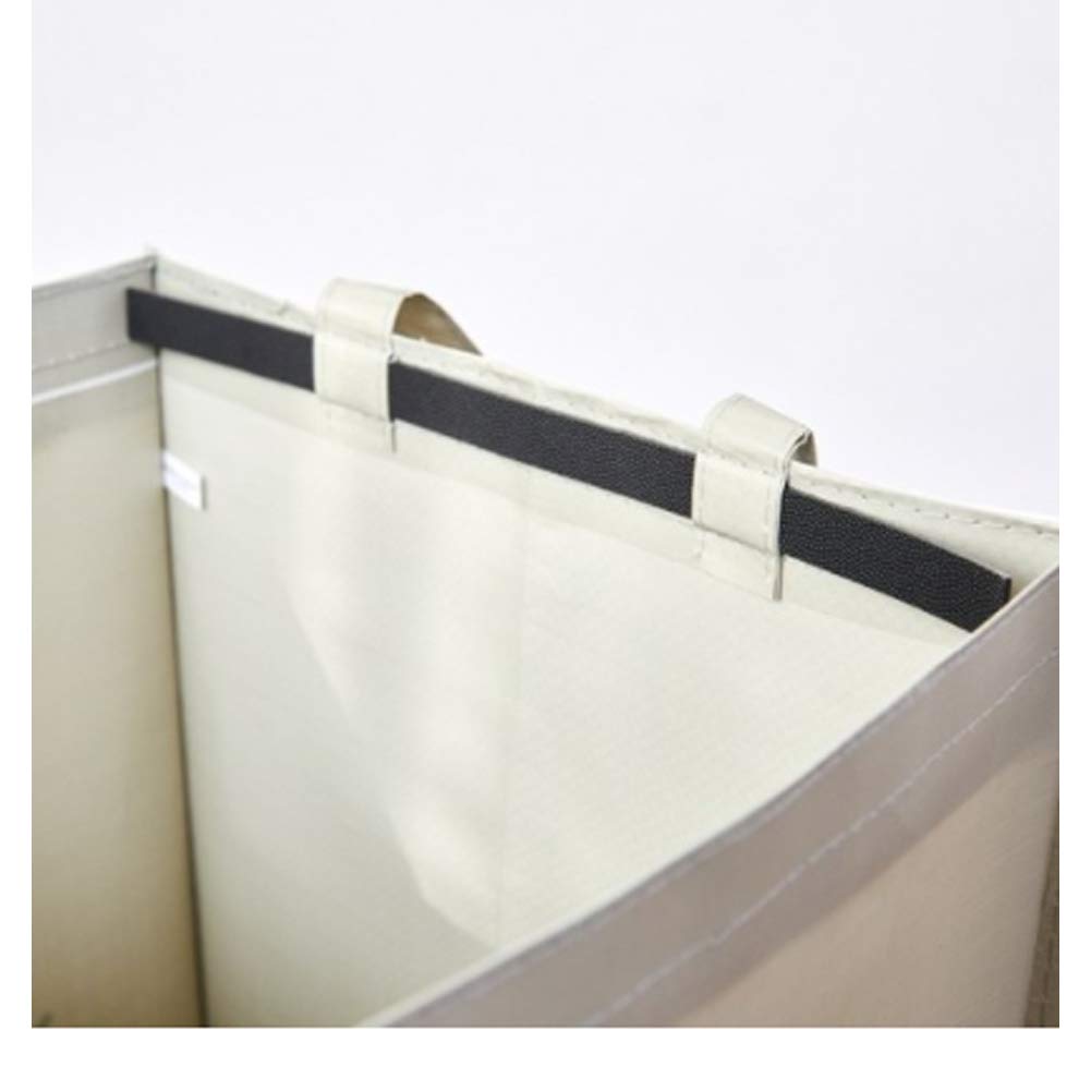 WithMolly Separate Recycling Waste Bin Bags for Kitchen Home Recycle Garbage Trash Sorting Bins Organizer Waterproof Baskets Compartment Container (Set of 2 Color Pack)